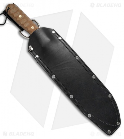 LT Wright Overland Machete Fixed Blade Natural Micarta (12.25" Patina ...