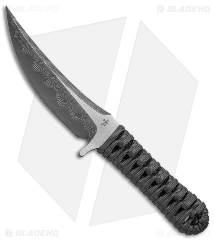 Marfione Custom Knives Borka Blade Mini SBK Knife (4" Damascus) - Blade HQ