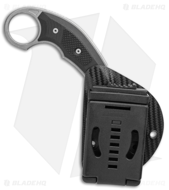 Microtech Bastinelli Iconic Karambit Fixed Blade Knife (Apocalyptic ...