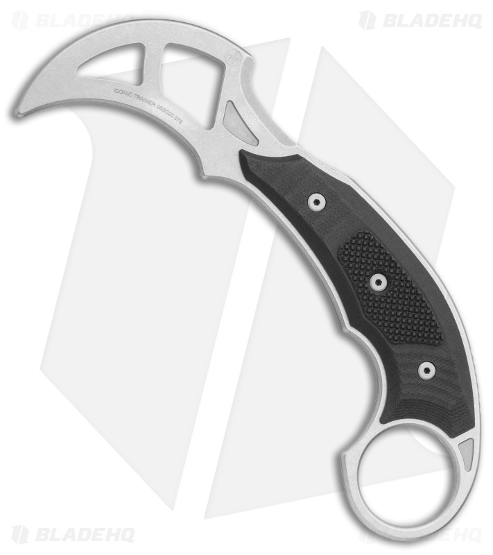 Microtech Bastinelli Iconic Karambit Trainer (Stonewash) 118-10 TRR ...