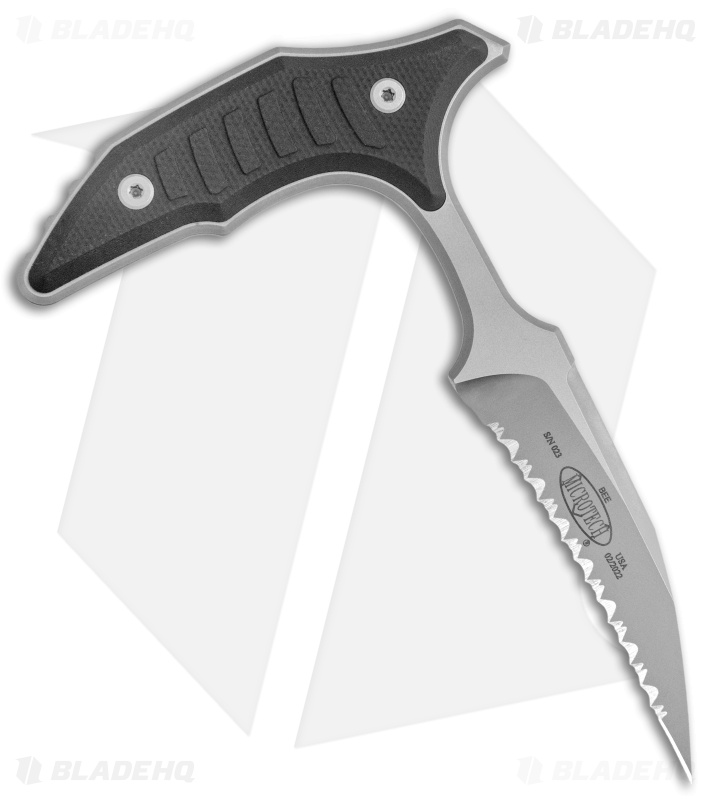 Microtech BEE Push Daggers Black G-10 (2.5" BB Full Serr) - Blade HQ