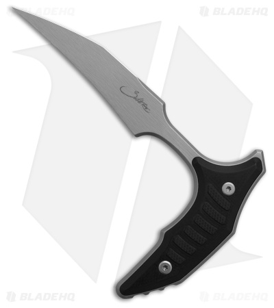 Microtech BEE Fixed Blade Knife Black G-10 Hawkbill BB M390