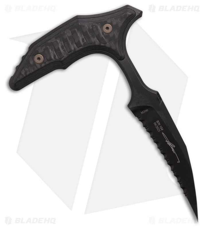 Microtech Bee S/E Carbon Fiber + DLC Serr - Blade HQ