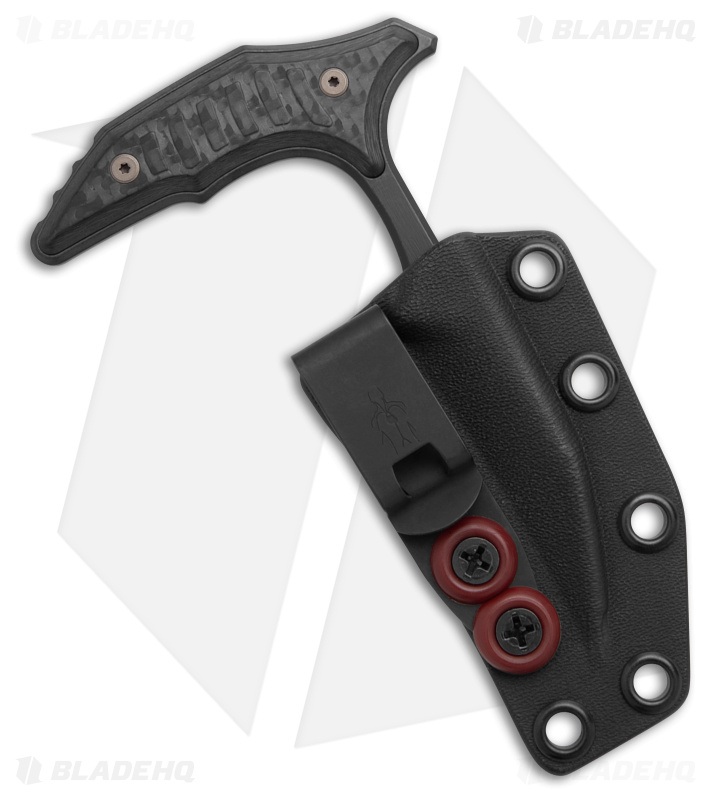 Microtech Bee Push Dagger | Black CF | Plain - Blade HQ