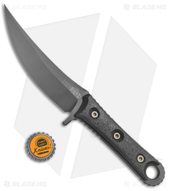 Microtech Borka SBK Fixed Blade Knife Carbon Fiber (5" Black) 200-1DLC ...