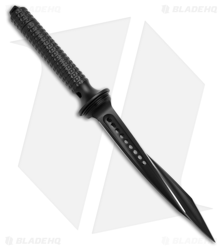 Microtech Jagdkommando Fixed Blade Knife Black Steel Black