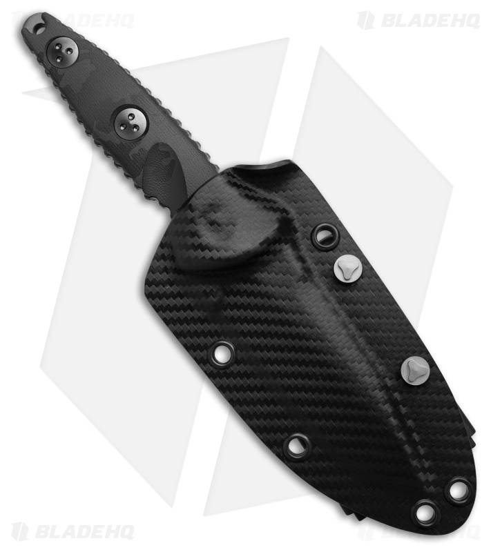 Microtech Socom Alpha Mini Knife Black Camo G-10 S/E Black