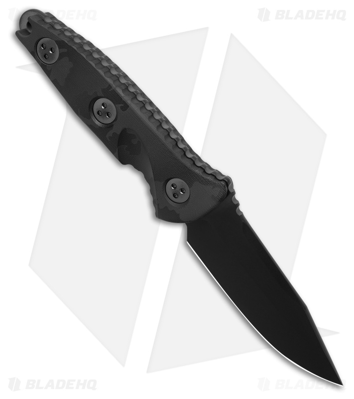 Microtech Socom Alpha Mini Knife Black Camo G-10 S/E Black