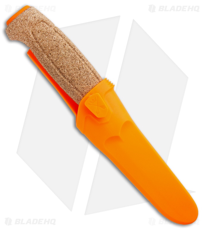 Morakniv Floating Serrated Knife | Fishing Fixed Blade | Cork