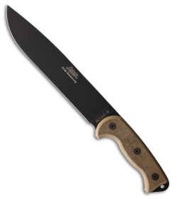 OKC 125th Anniversary RTAK II Fixed Blade Knife Tan Micarta (11" Black ...