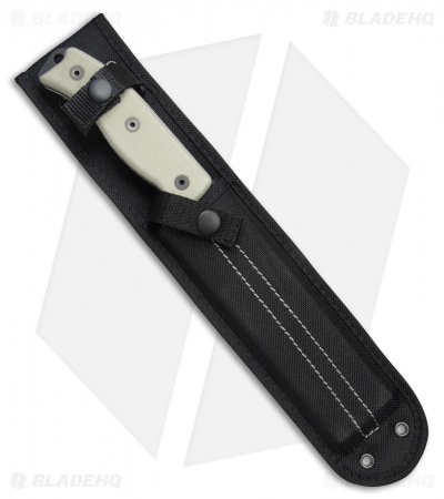 Ontario RAT-7 Fixed Blade Knife Micarta w/ Nylon Sheath (7" Black) 8668 ...
