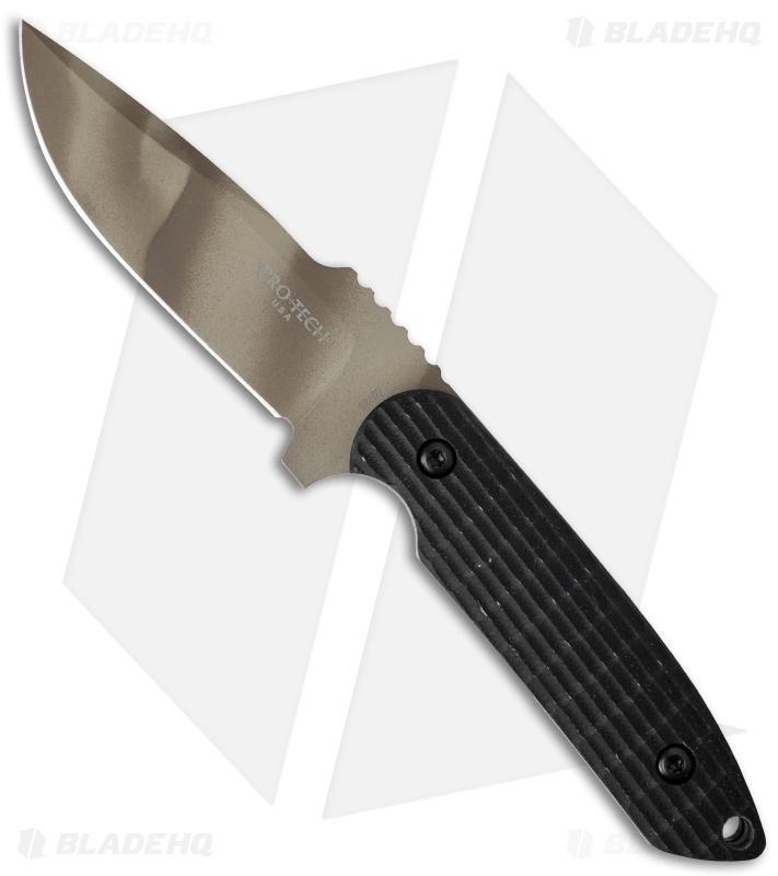 Pro-Tech Rockeye Fixed Blade Knife Black G-10 (4" Sand Camo) LG305 ...