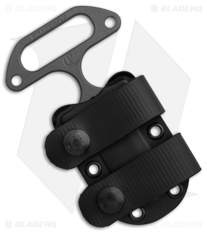 RMJ Tactical Dragonfly | Push Dagger Fixed Blade Knife | Gray Cerakote