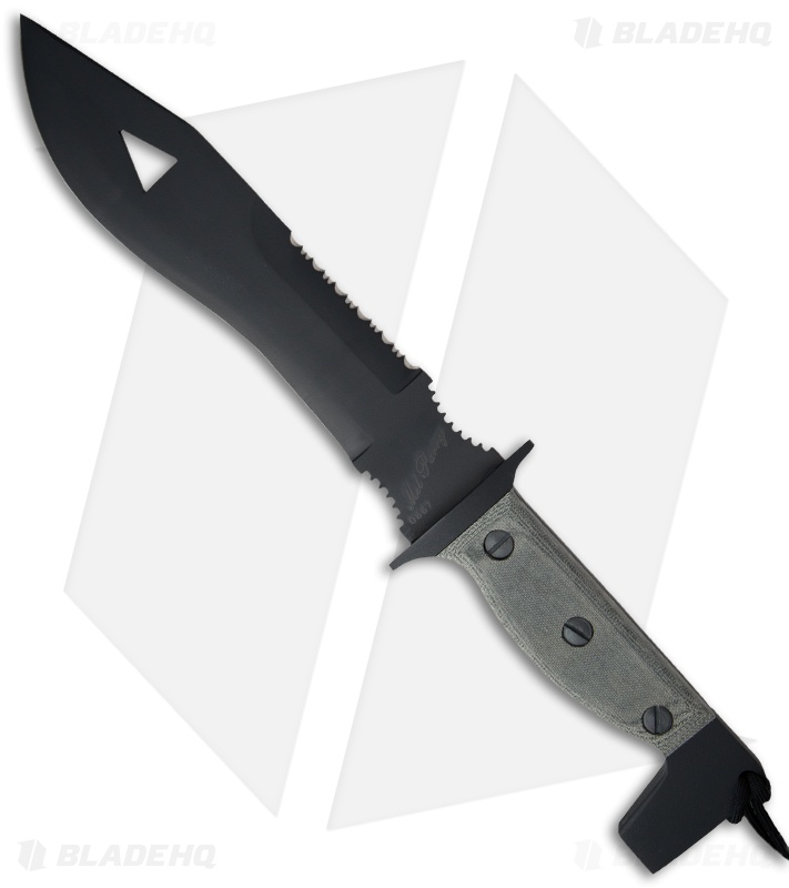 Scorpion Knives Mel Parry Signature Fixed Blade Survival Knife (8.75 ...