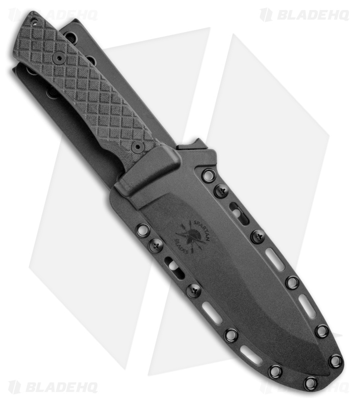 Spartan Blades Machai Fixed Blade Knife Black Micarta (6.6" Black ...