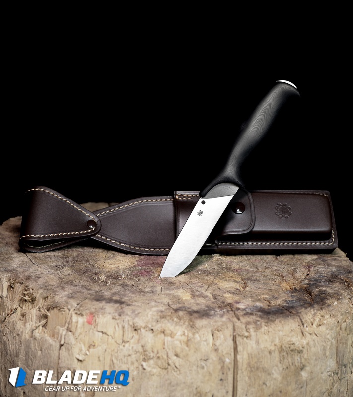 Spyderco Zoomer - Fixed Blade Knife | Black G-10 | Blade HQ