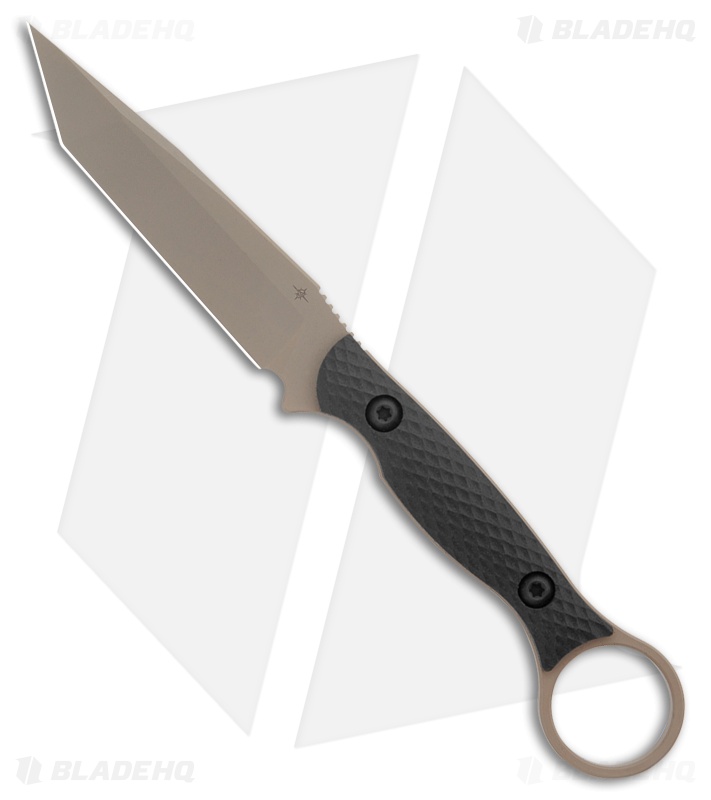 Toor Knives Serpent T Fixed Blade Knife Black G-10 FDE Tan