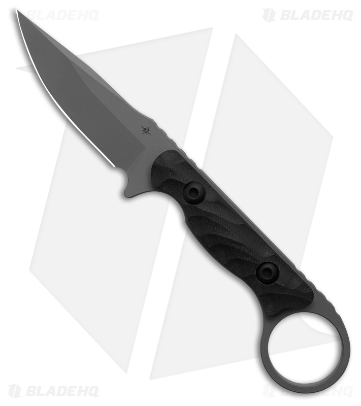 Toor Knives Jank Shank S Fixed Blade Knife Black G-10 Gray