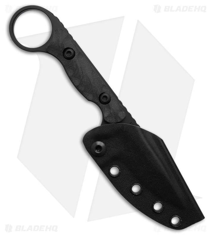 Toor Knives Jank Shank S Fixed Blade Knife Black G-10 Black