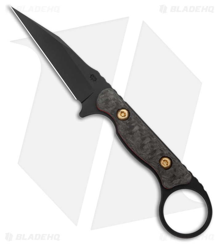 Toor Knives Jank Shank Fixed Blade Knife Heavy Metal (Black)