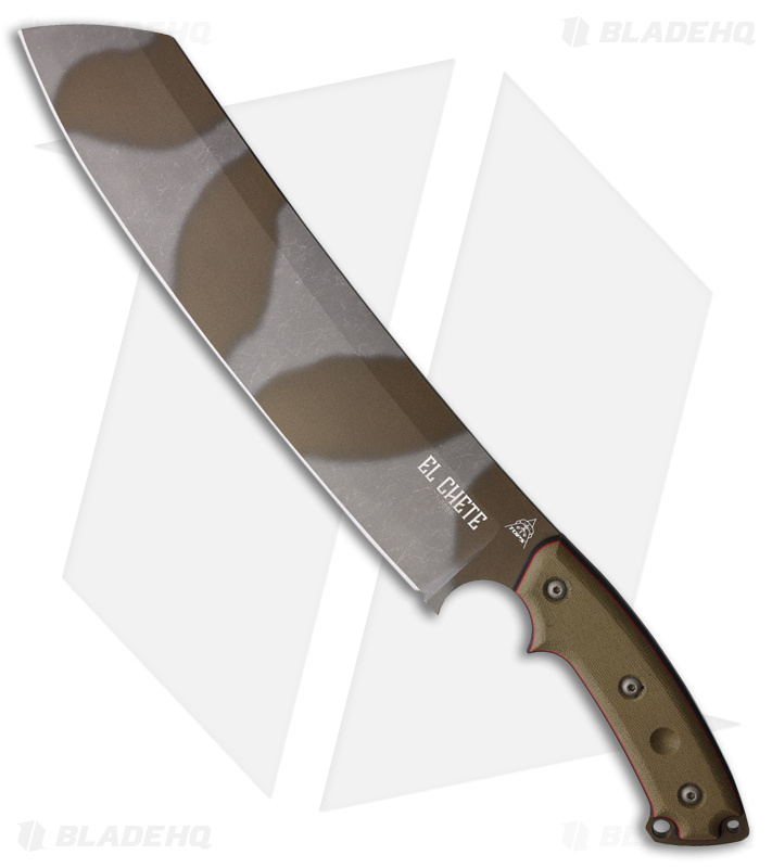 TOPS Knives El Chete Chopper Knife + Bronze Camo - Blade HQ