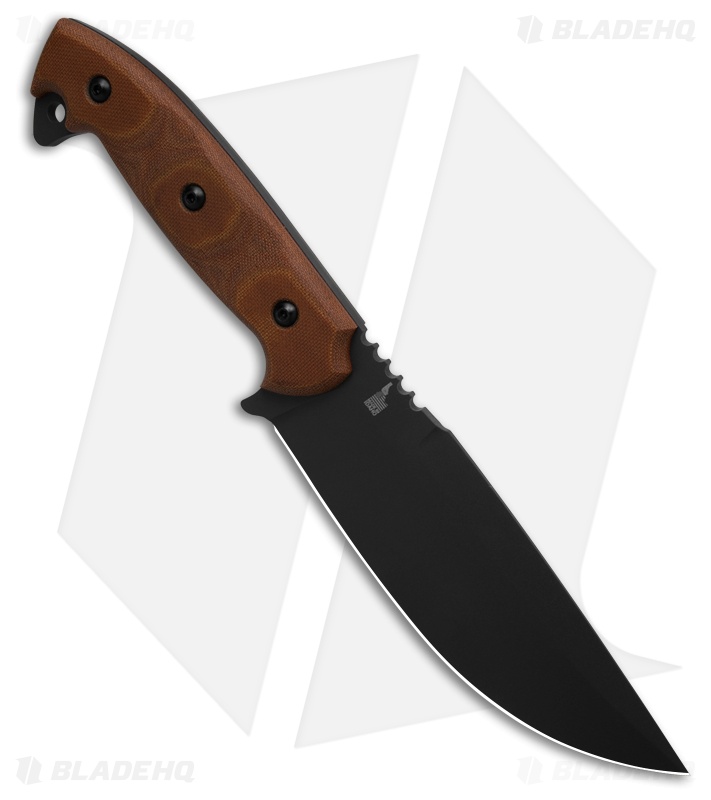 TOPS Knives Armado 6.5 Fixed Blade Knife Tan Micarta Gray
