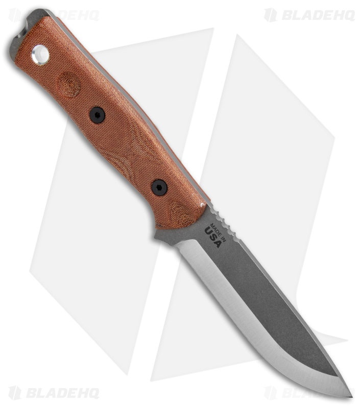 TOPS Knives BOB Fieldcraft Knife Coyote Tan Canvas Micarta (4.625" Gray ...