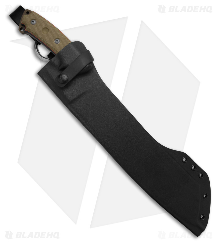 TOPS Knives El Chete Chopper Knife w Dangler Tan (Bronze) - Blade HQ