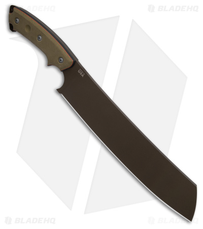 TOPS Knives El Chete Chopper Knife w Dangler Tan (Bronze) - Blade HQ