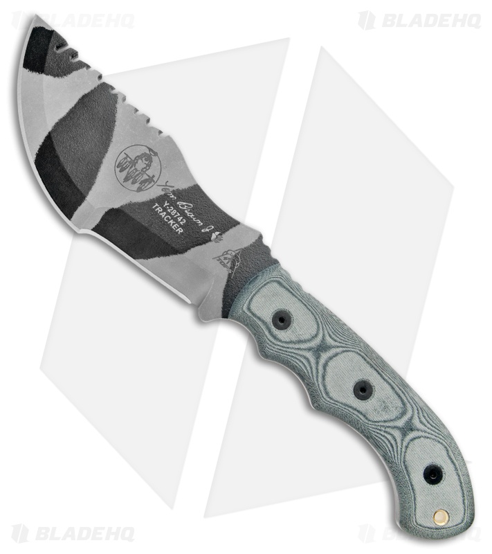 TOPS Knives Tom Brown Tracker #1 Fixed Blade Knife (6.375" Camo) TBT ...