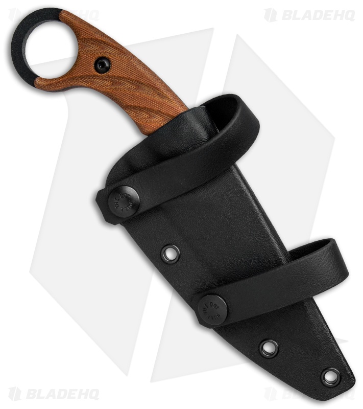 TOPS Knives C.U.T. 4.0 Combat Utility Tool Knife Micarta (4.25" Black ...