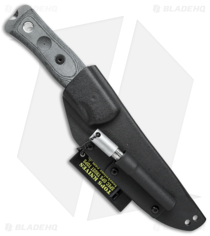TOPS Knives BOB Brothers of Bushcraft Fieldcraft Knife Micarta (4.625 ...