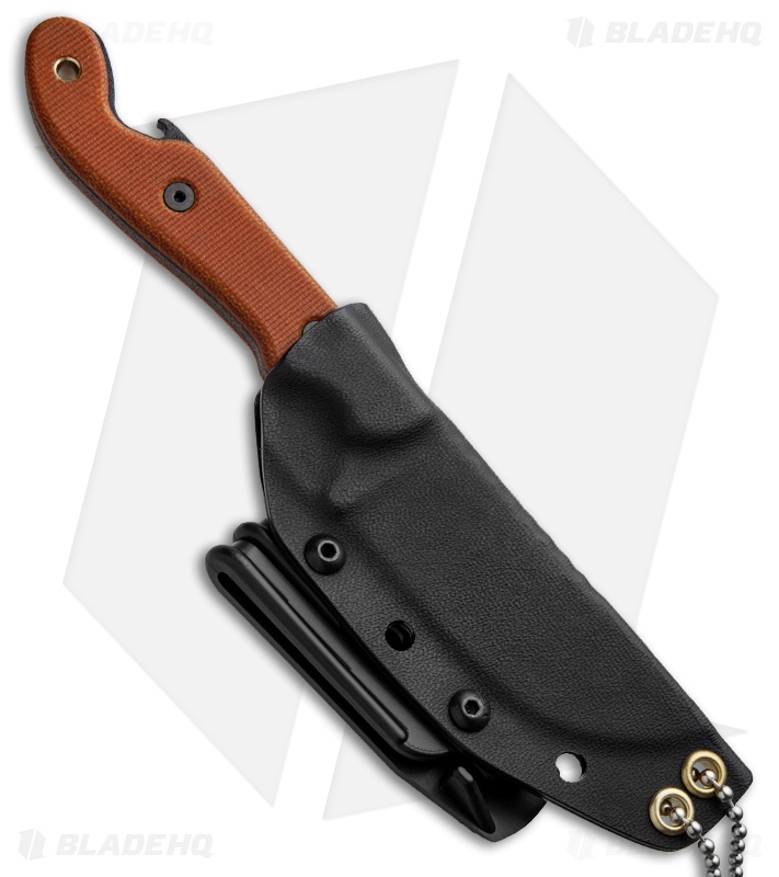 TOPS Knives Pit Stop 3 Fixed Blade Knife (3" Black Plain) PSK-01 - Blade HQ
