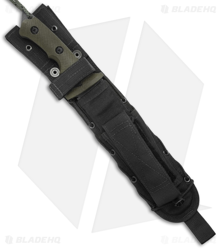 Treeman Knives Original 8" Combat Bowie Knife | Green Micarta | Blade HQ