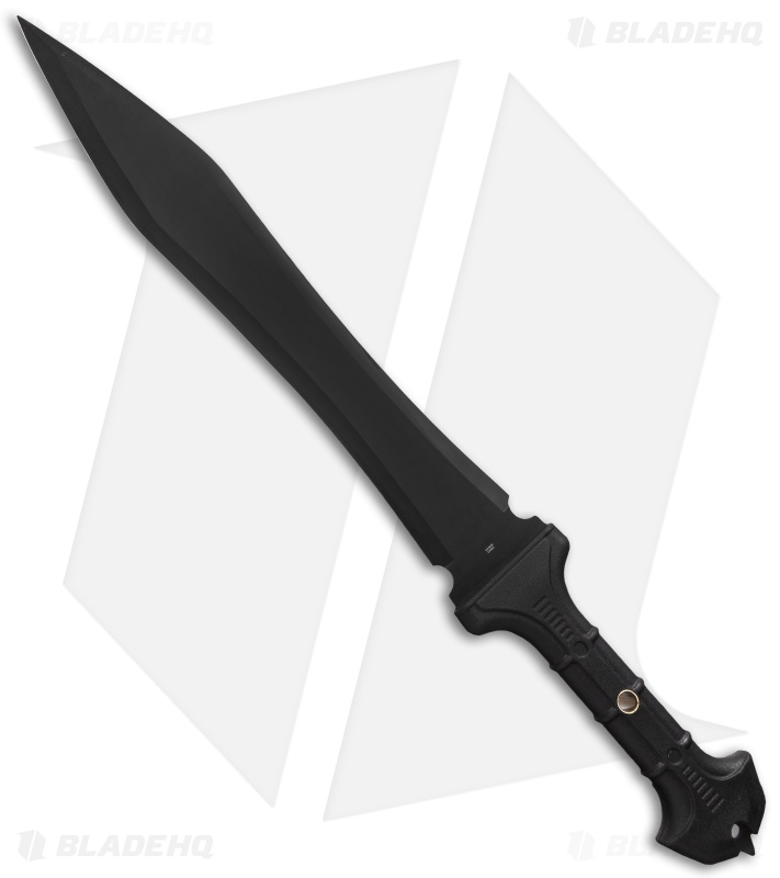 United Cutlery Combat Commander Gladiator Sword (16.625" Black Plain ...
