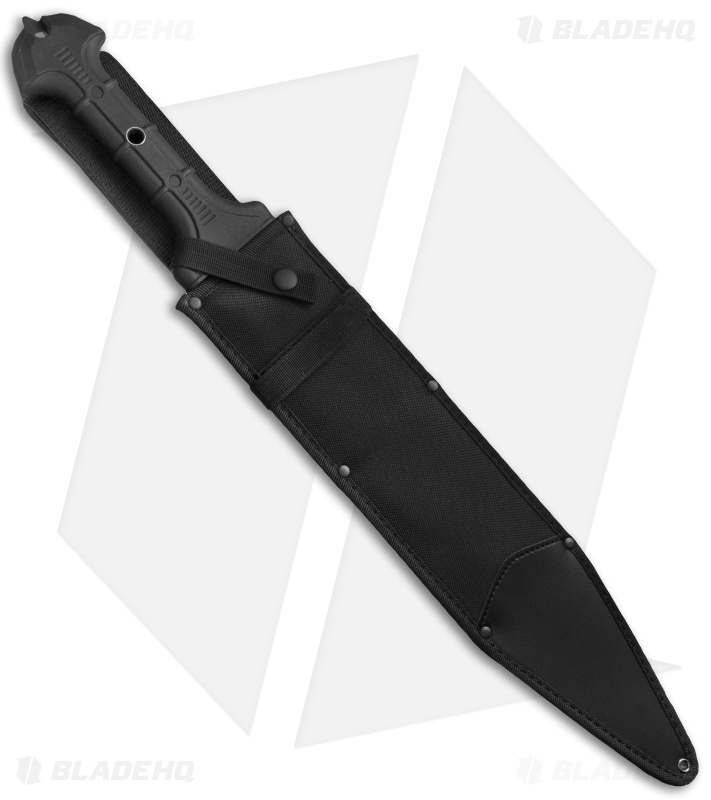 United Cutlery Combat Commander Gladiator Sword (16.625" Black Plain ...