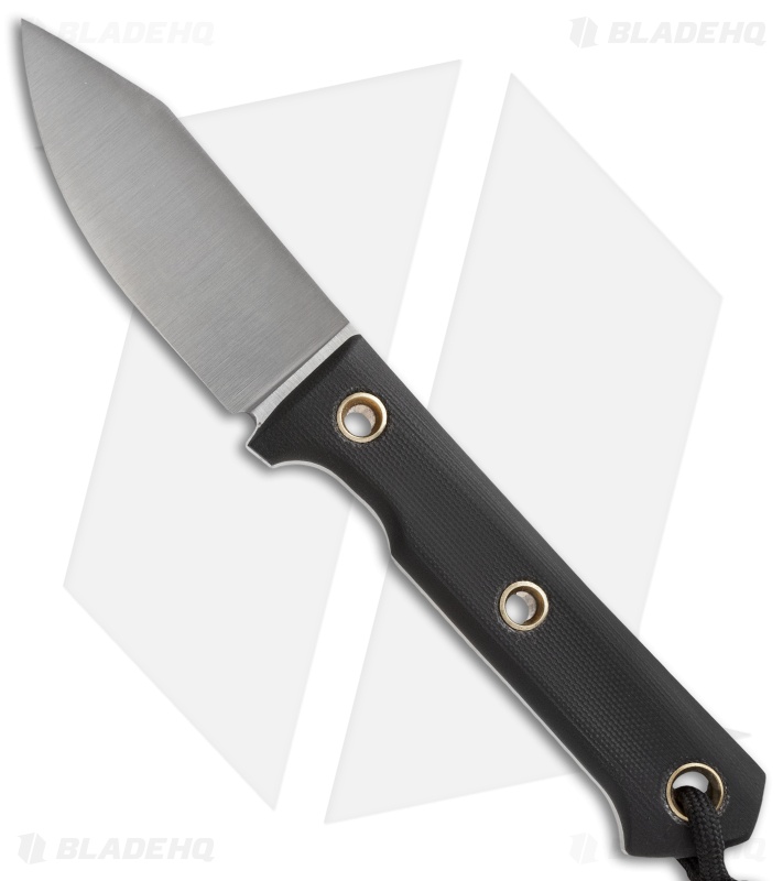 Wallace Edged Tools FS I Fixed Blade Knife Black G-10 (3.25" Satin ...