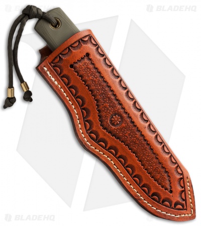 Wallace Edged Tools OS I Fixed Blade Knife Green G-10 (3.5" Satin ...