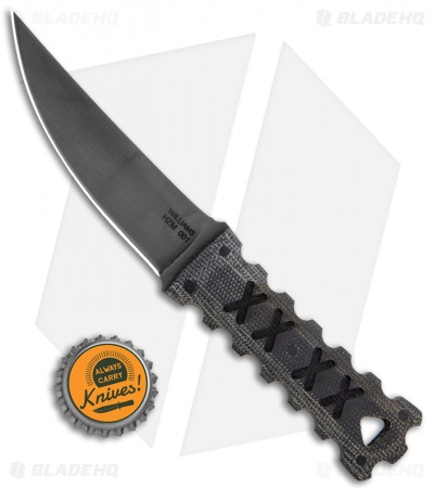 Williams Blade Design - HZM Fixed Blade Knife | Black Micarta | Blade HQ