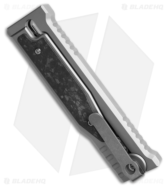 Reate EXO-M Drop Point Gravity Ti CF/Satin - Blade HQ