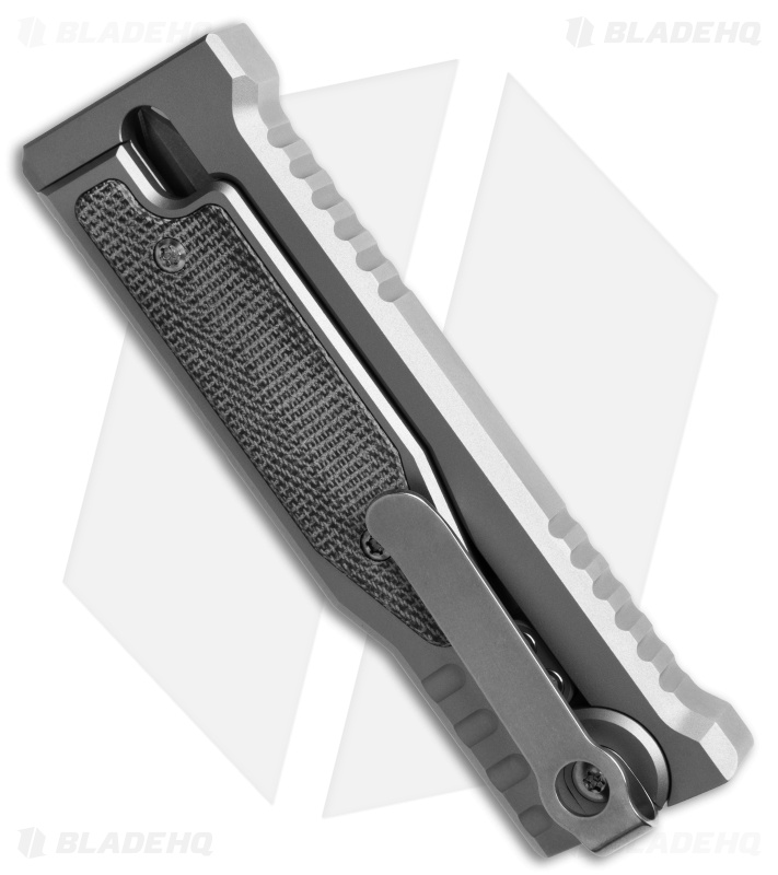 Reate EXO Mini Gravity Knife Ti/Black Micarta 3V Dagger