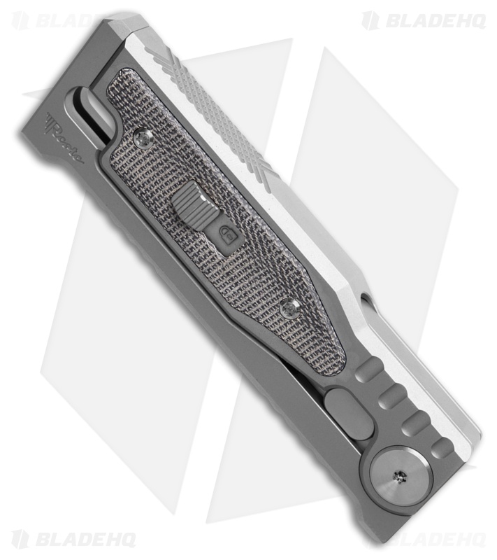 Reate EXO Mini Drop Point Gravity Knife Ti + Black Micarta