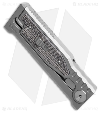 Reate EXO Mini Drop Point Gravity Knife Ti + Black Micarta