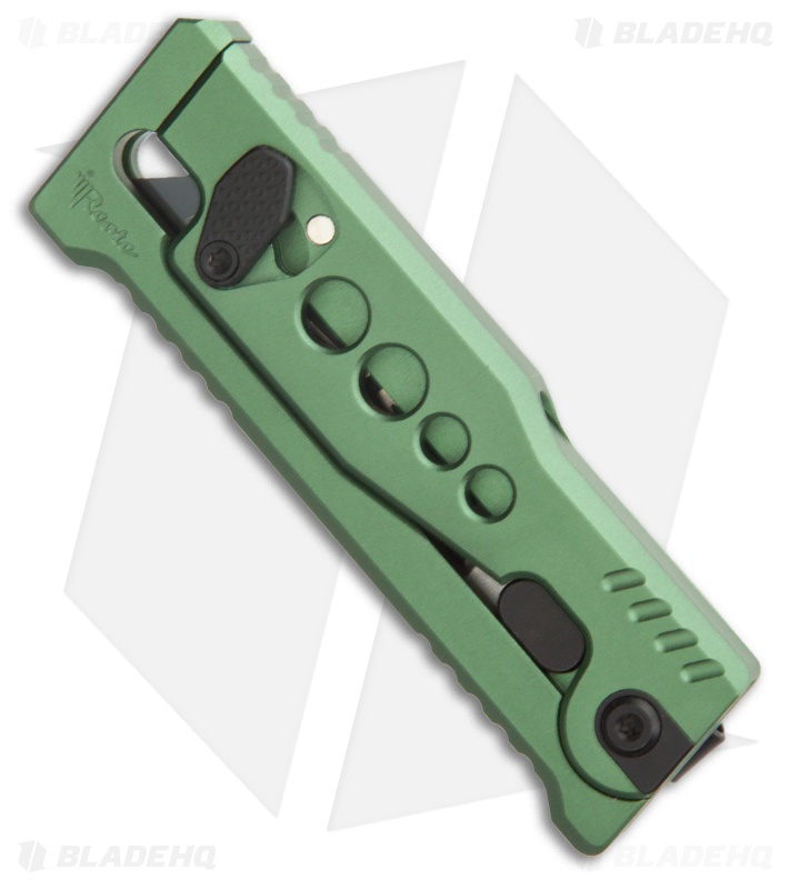 Reate EXO-U Gravity Knife Green Speedhole Aluminum