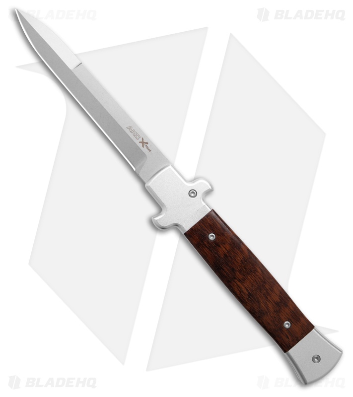 AKC X-Treme Bolster Release Automatic Knife Shadow Snakewood (4" SW ...