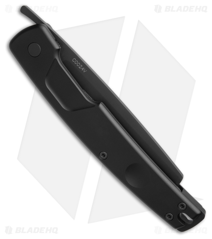 Extrema Ratio T Razor Liner Lock Knife Black (Black) - Blade HQ