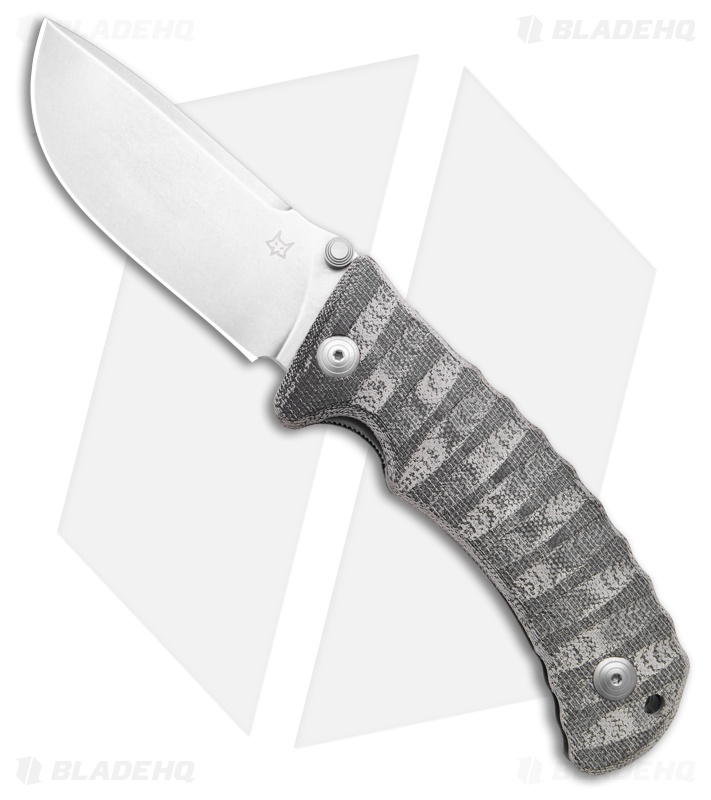 Fox Knives Pro-Hunter Knife Black Canvas Micarta - Blade HQ