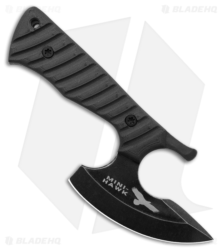 The Mini-Hawk Medium Hawk Fixed Knife Gray Ghost - Blade HQ
