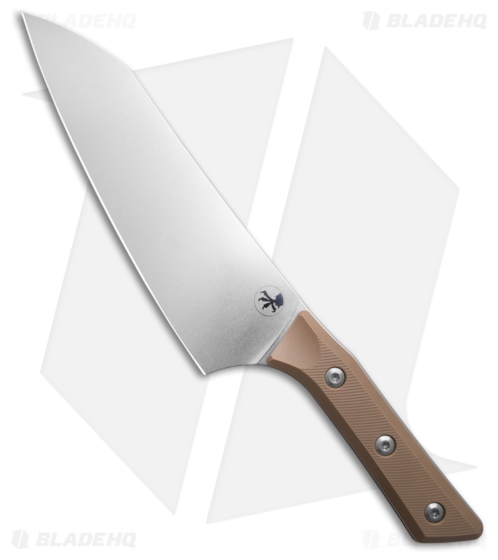 Microtech Chef's Fixed Blade Knife Tan G10