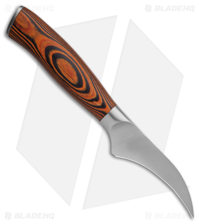Tuo Cutlery | Fiery Phoenix | Bird Beak Knife - Pakkawood - Blade HQ